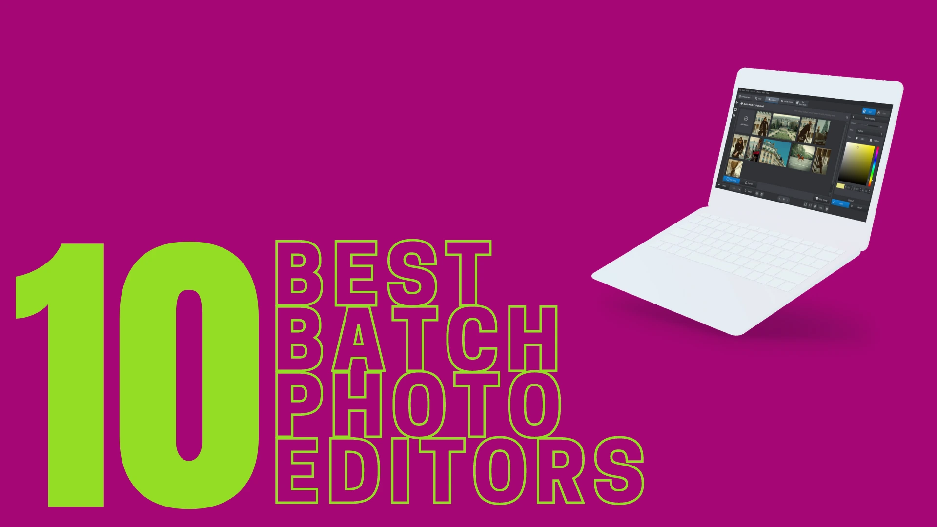 10 Best Batch Photo Editors - Bulk Processing for Free