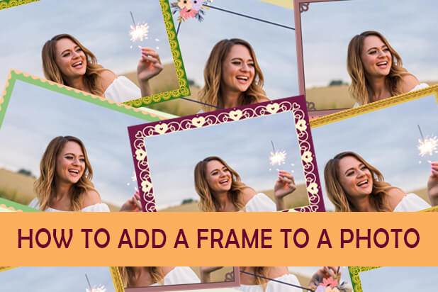 How to Add a Frame to a Picture - Fancy Photo Frame Effects
